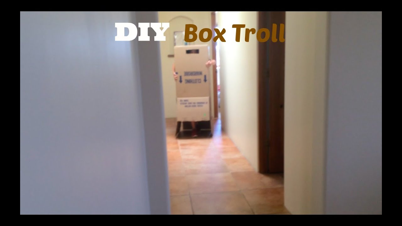 DIY Box Troll Costume - YouTube