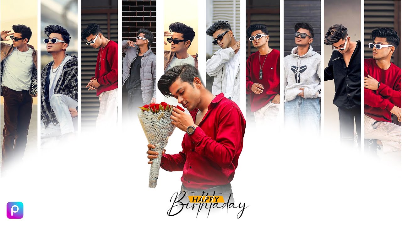 Happy Birthday Photo Editing In Picsart || Birthday Banner Editing In ...