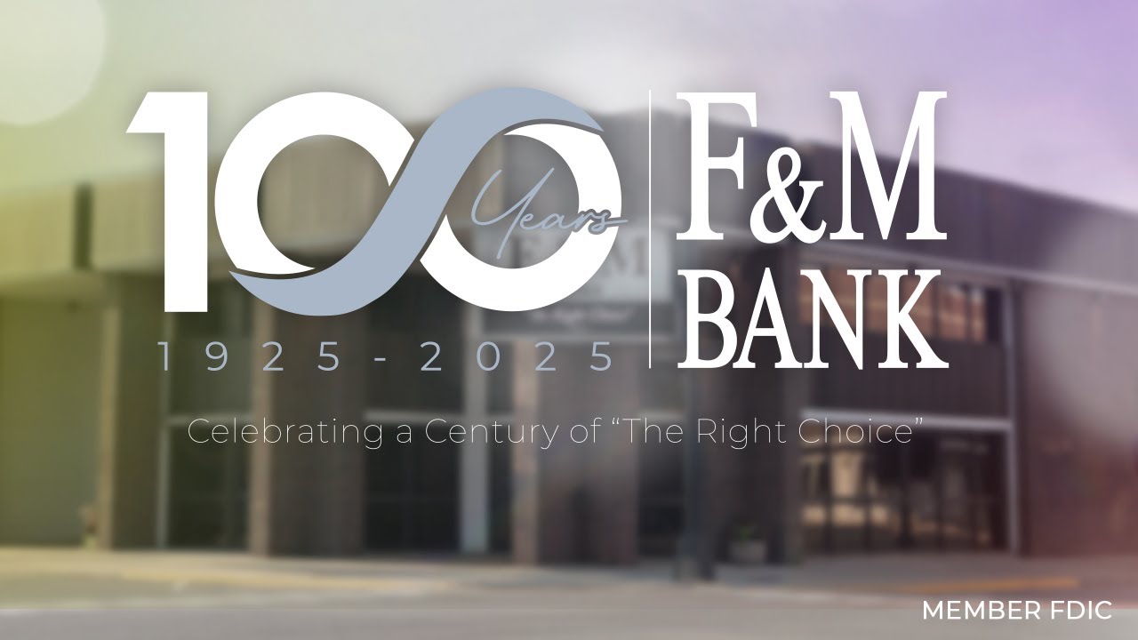 F&M Bank 100 Year Anniversary Final Story Video - YouTube