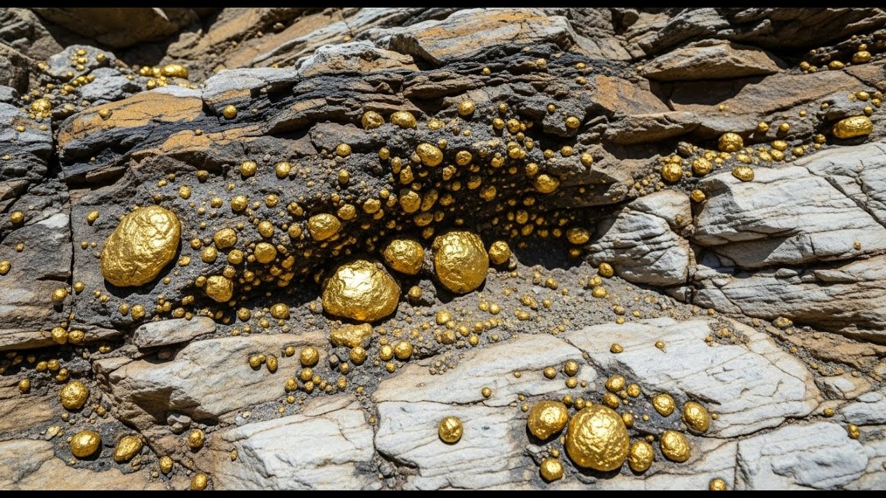 Prospecting for Gold in Raw Earth - Unbelievable Haul - YouTube