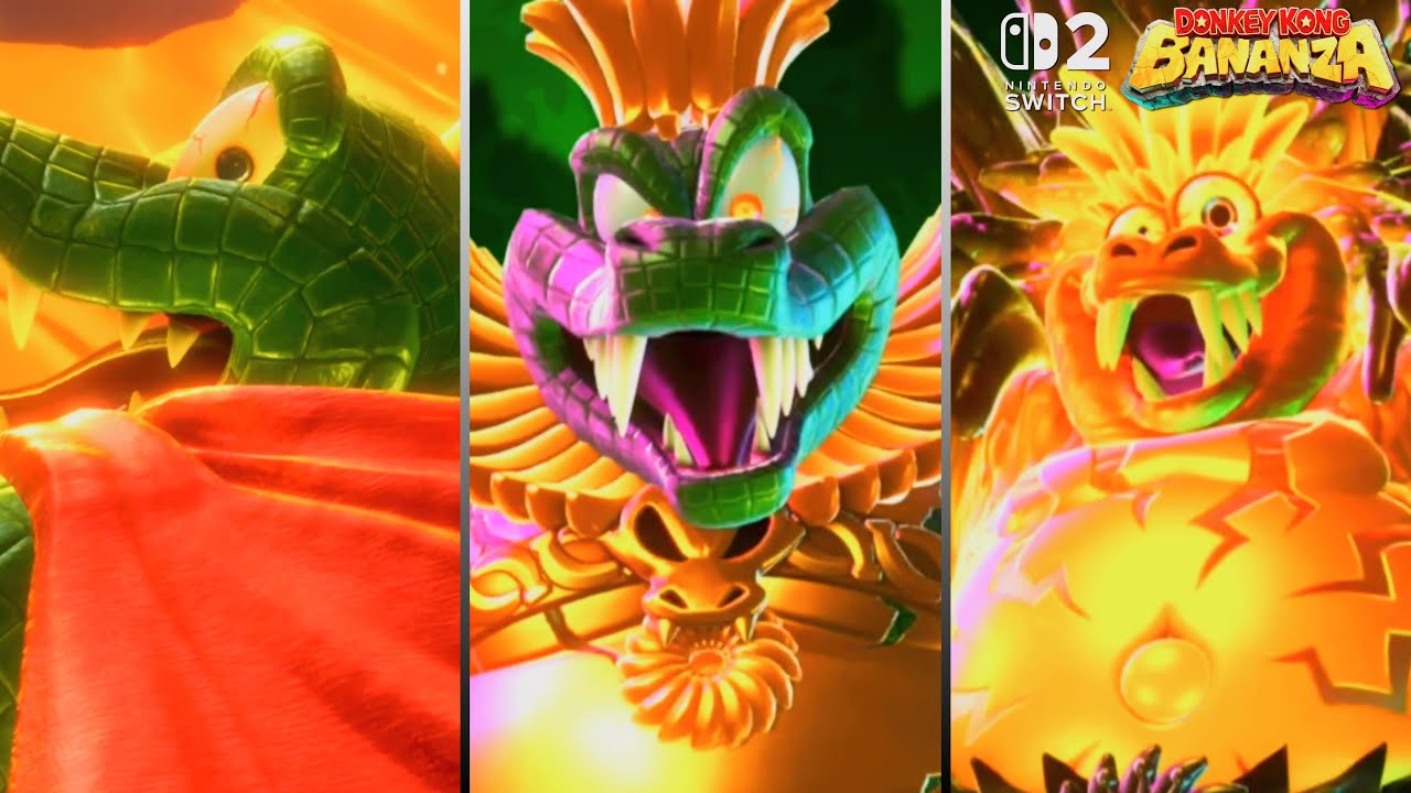 Donkey Kong Bananza: Final Battle King K. Rool & King Rot - Planet Core ...