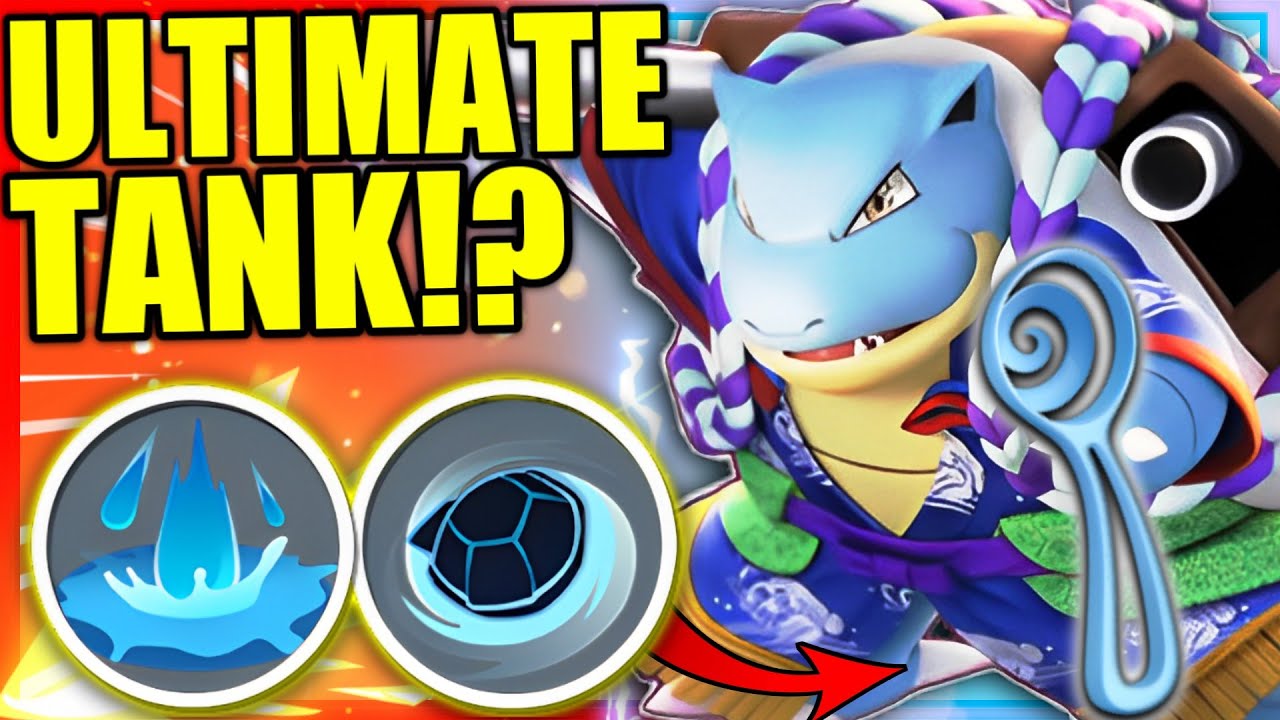 Blastoise can carry again!! Game Breaking Rapid Spin | Pokemon unite ...