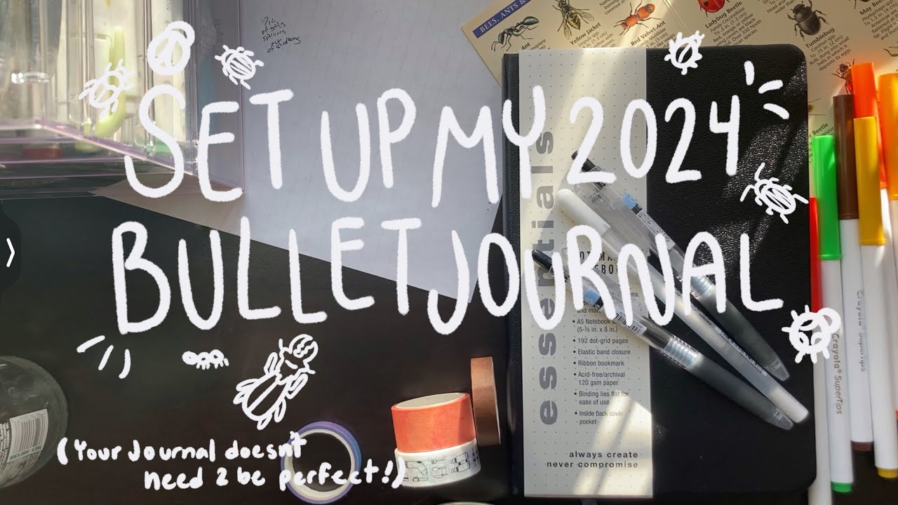 2024 Bullet Journal Set Up // Cute beetle theme // Life on Roe - YouTube