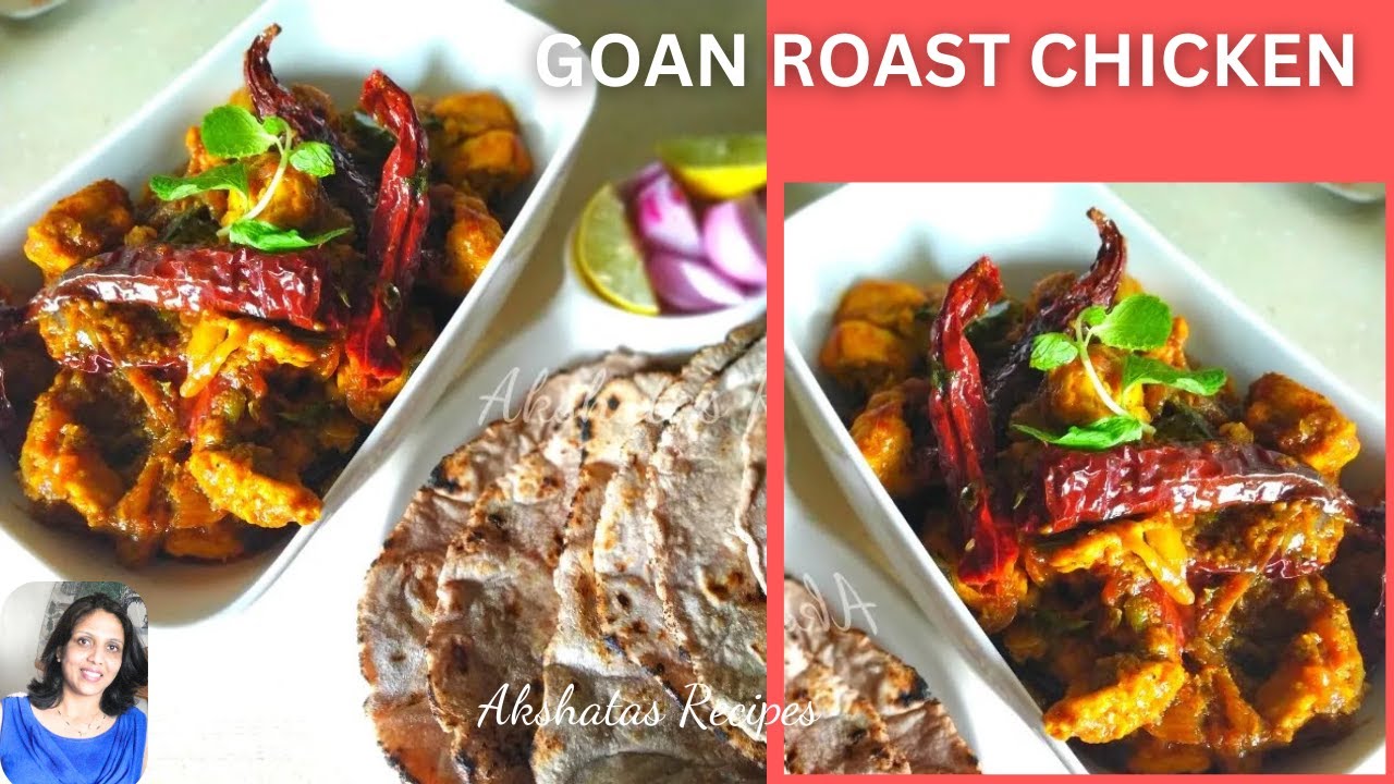 GOAN CHICKEN ROAST|NO OVEN ROAST CHICKEN🍗🍗|@akshatasrecipes #goan# ...