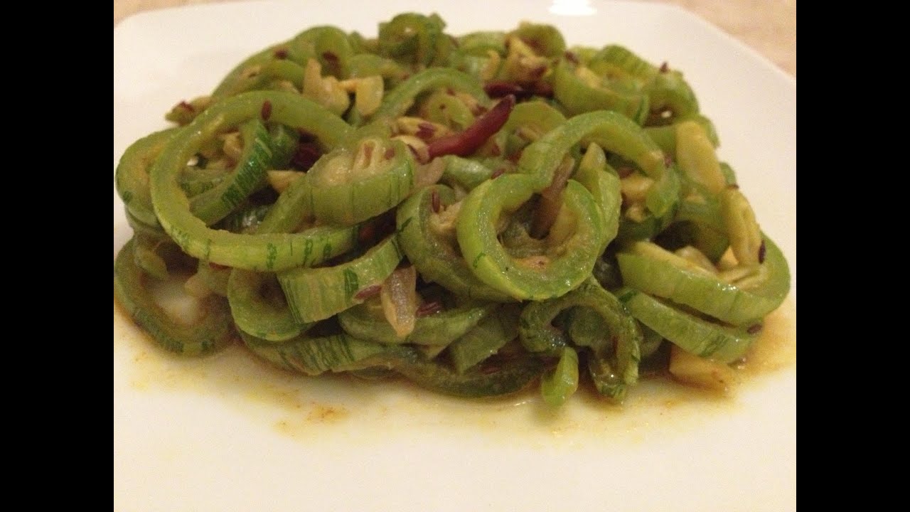 Snake Gourd Stir Fry - YouTube
