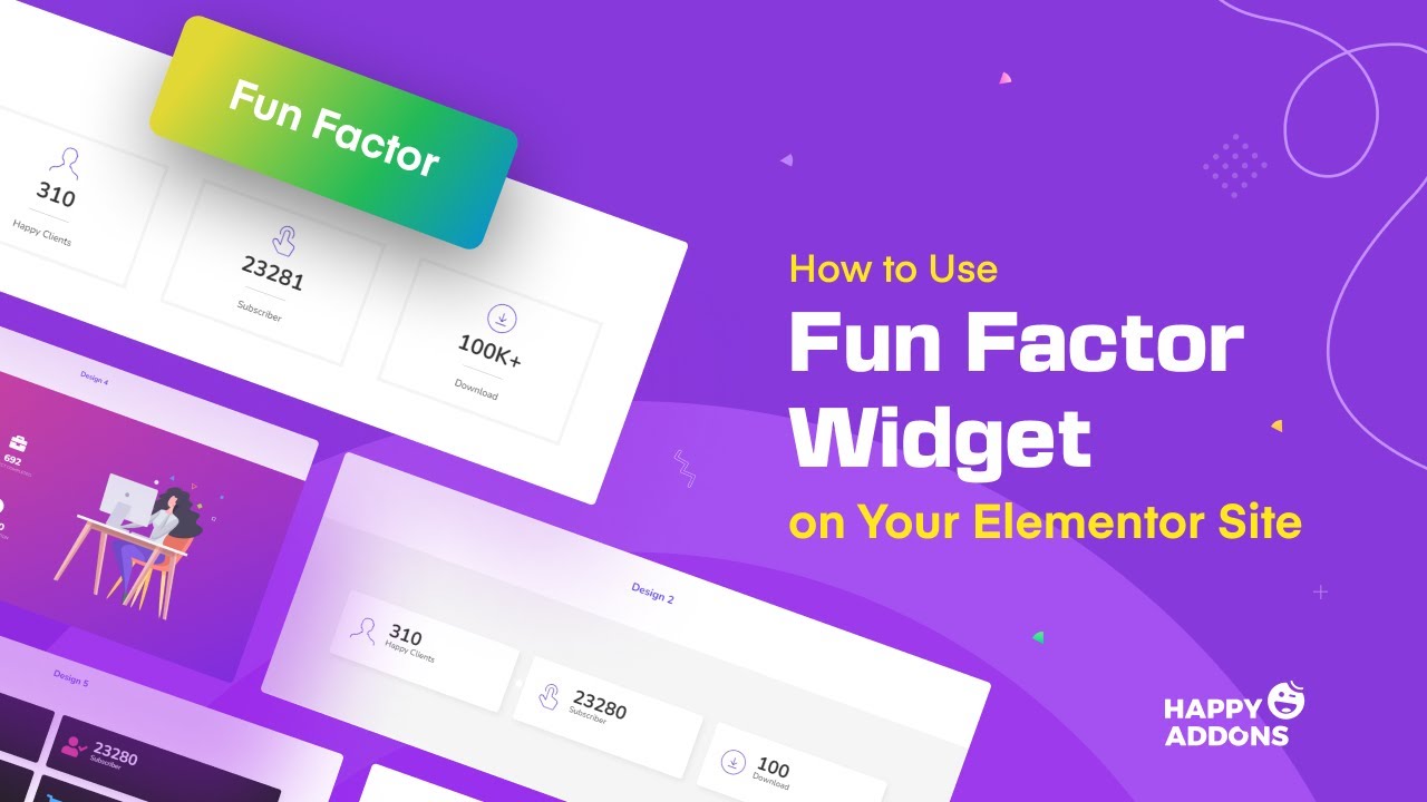 How To Use Fun Factor Widget On Your Elementor Site. - YouTube