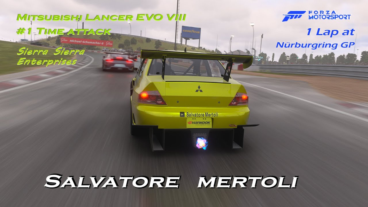 SSE Mitsubishi Lancer EVO VIII 2005 Time Attack | 1 Lap Nürburgring ...