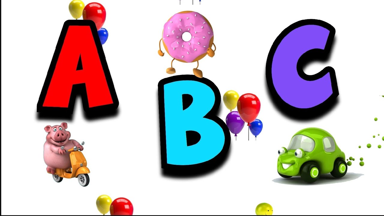 ABC Song with Funny Characters | Big and Small Letters Learning Fun ...