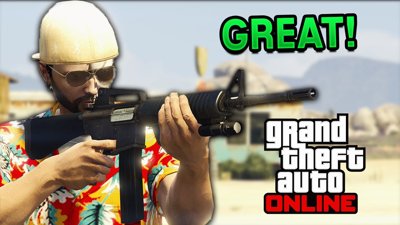 The New BEST Weapon? Service Carbine (M16) REVIEW | GTA 5 Online - YouTube