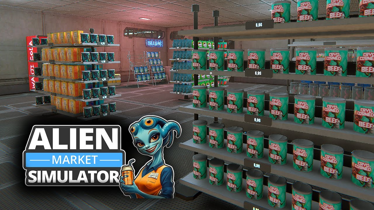 Neue Ware und Laden vergrößern - Alien Market Simulator gameplay ...