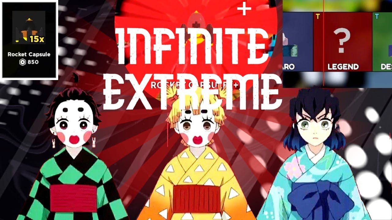 COMPREI AS NOVAS ROCKET CAPSULE e DEU UM INFINITE EXTREME DE KMTSU NO ...
