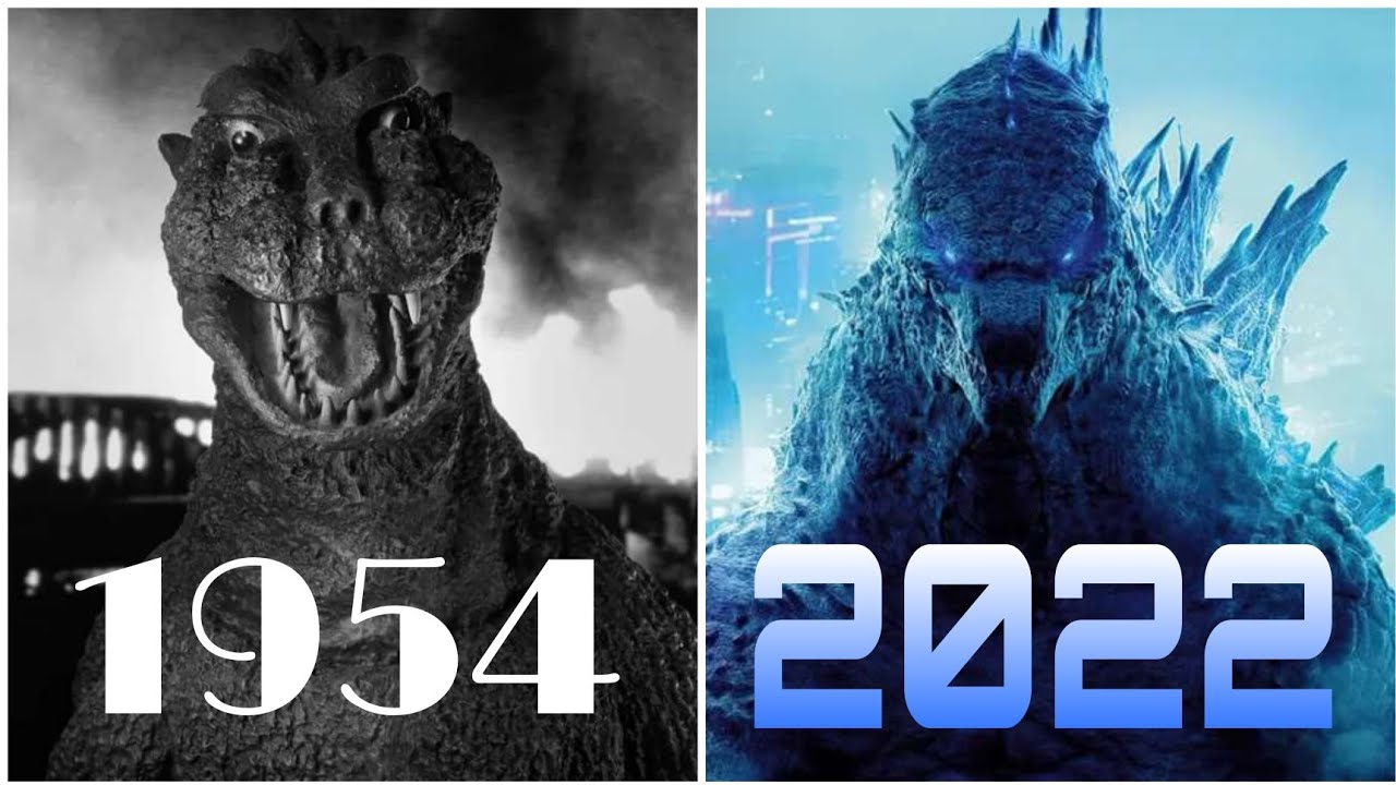All movies Godzilla evolution | evolu 2021 - YouTube
