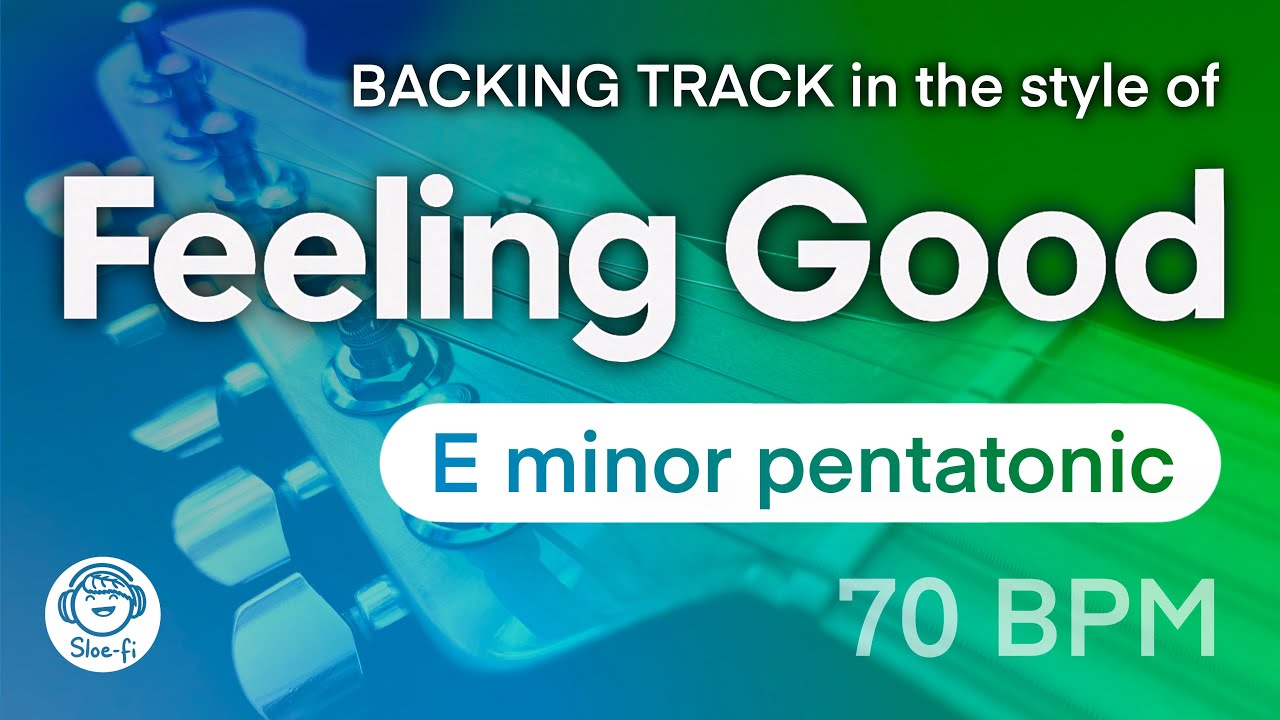 Feeling Good Style Backing Track in E Minor | 70 BPM Soulful Groove ...