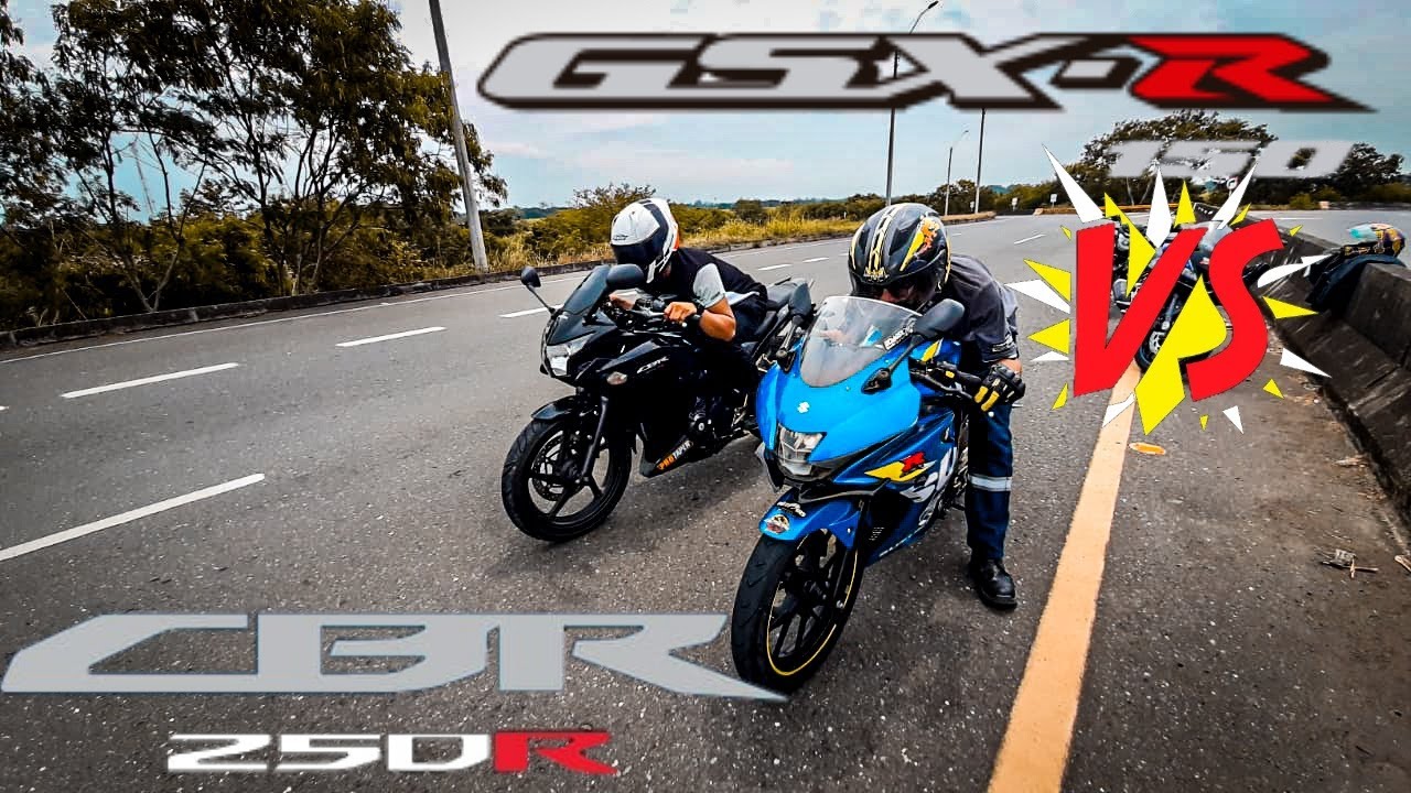SUZUKI GSX R 150 VS HONDA CBR 250R DRAG RACE | TOP END - YouTube