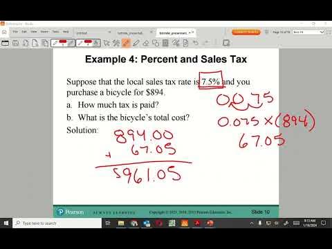 8.1 Percent, Sales Tax, and Discounts B - YouTube