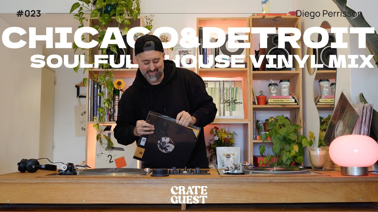 Chicago & Detroit Soulful House Music vinyl mix - Diego Perrisson - YouTube
