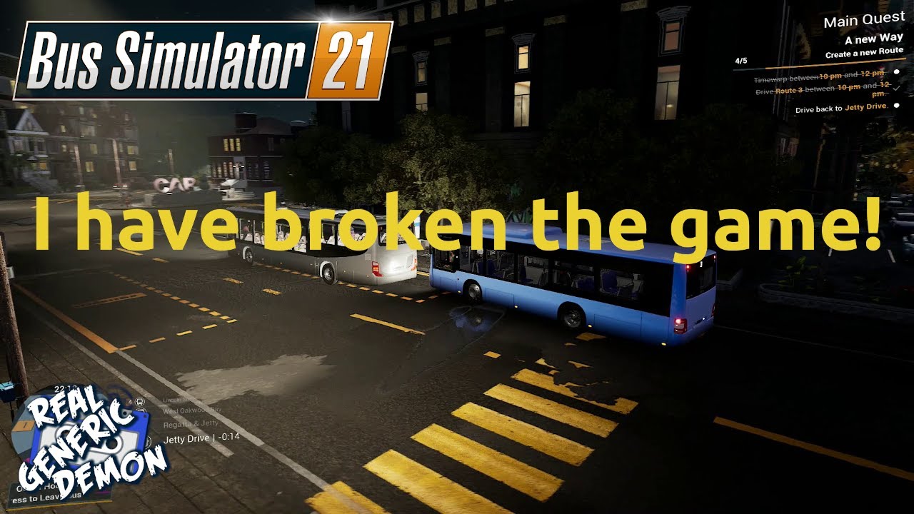 Bus Simulator 21 - Ep3: I have broken the game! - YouTube