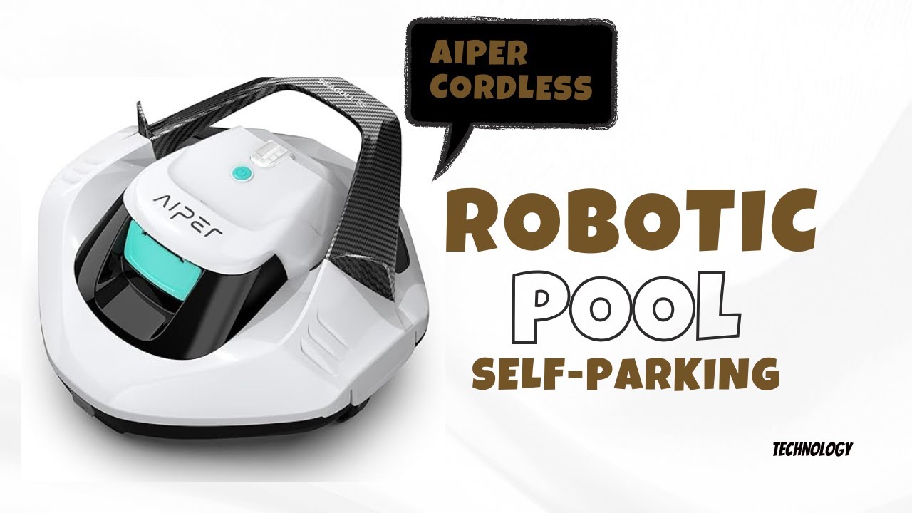 AIPER Cordless Robotic Pool Vacuum (Renewed) – Self-Parking, Portable ...