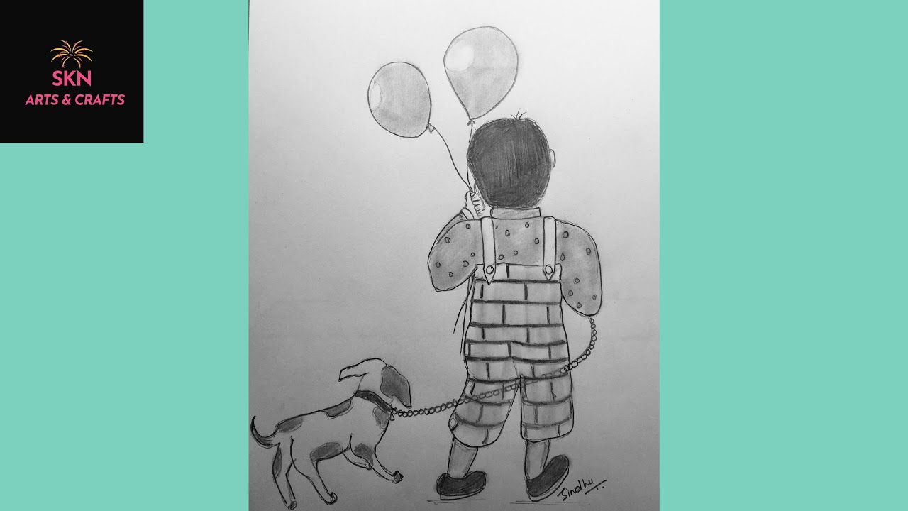 How to draw a Boy|| Boy pencil sketch step by step || SKN Arts & Crafts ...