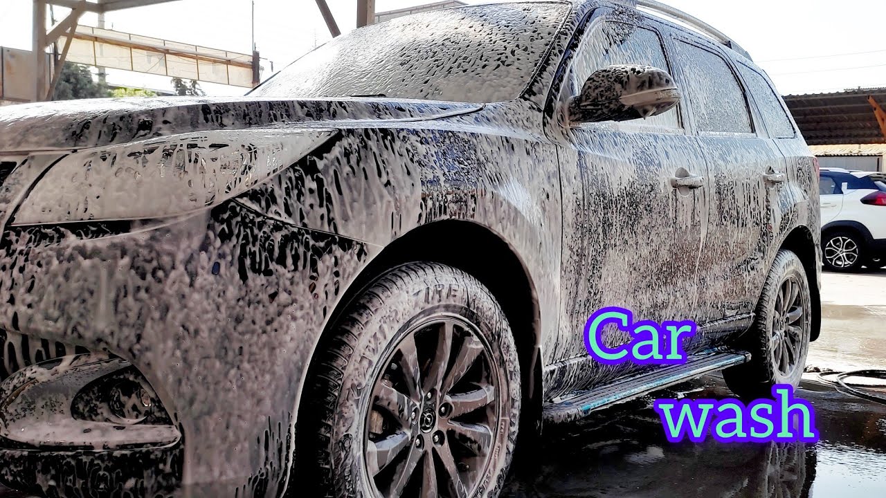 Car wash, how to wash a luxury S7 car, how to wash a car at home - YouTube