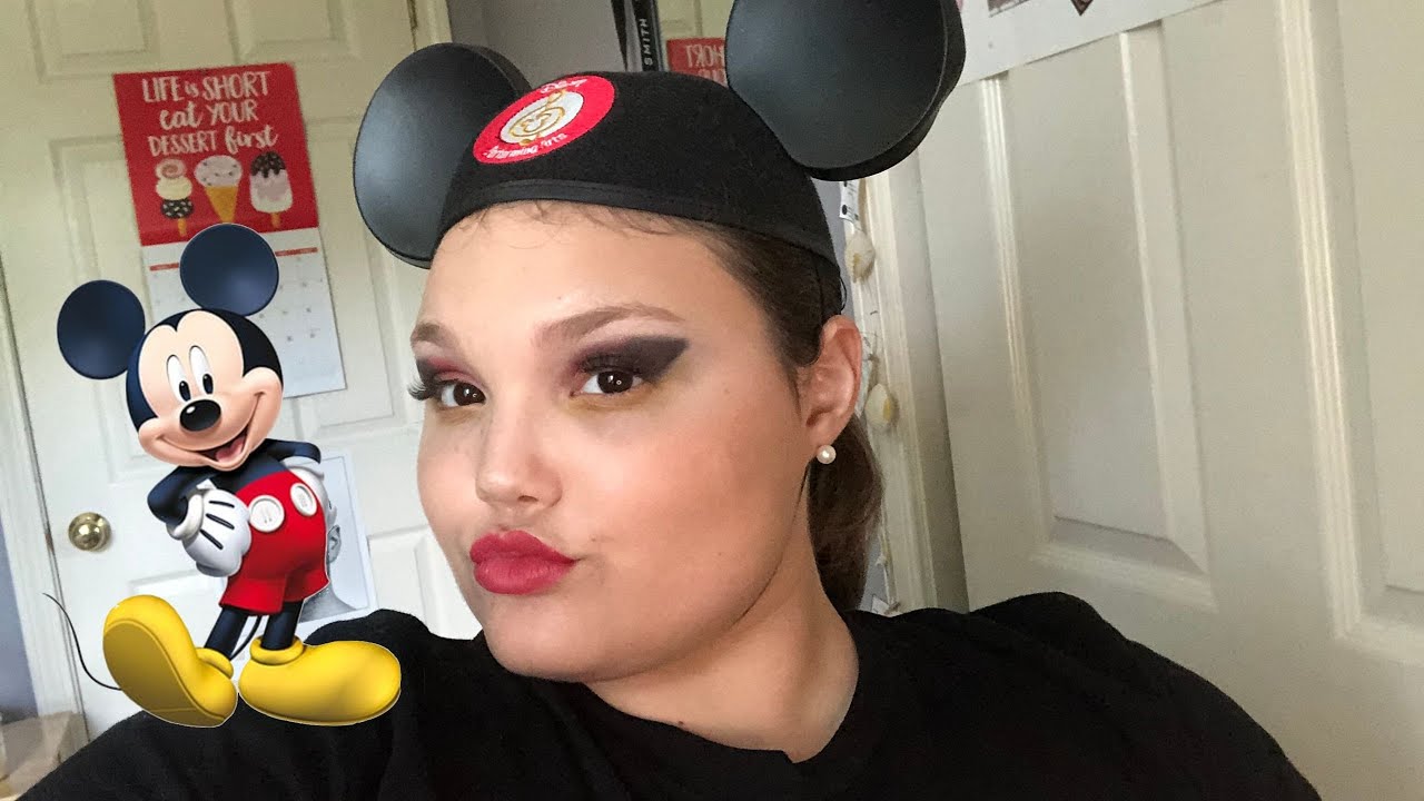 Mickey Mouse Inspired Makeup Tutorial - YouTube