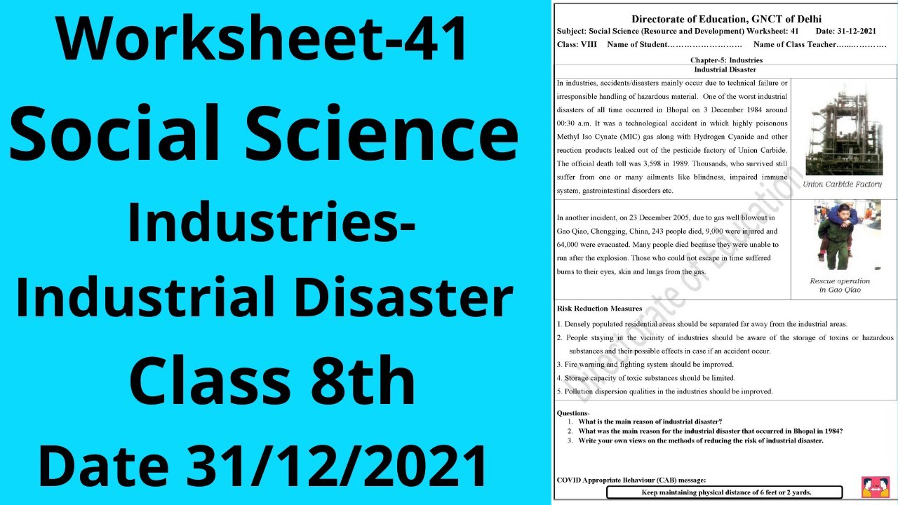 Worksheet 41 sst class 8 English Medium (31/12/21)/worksheet sst class ...