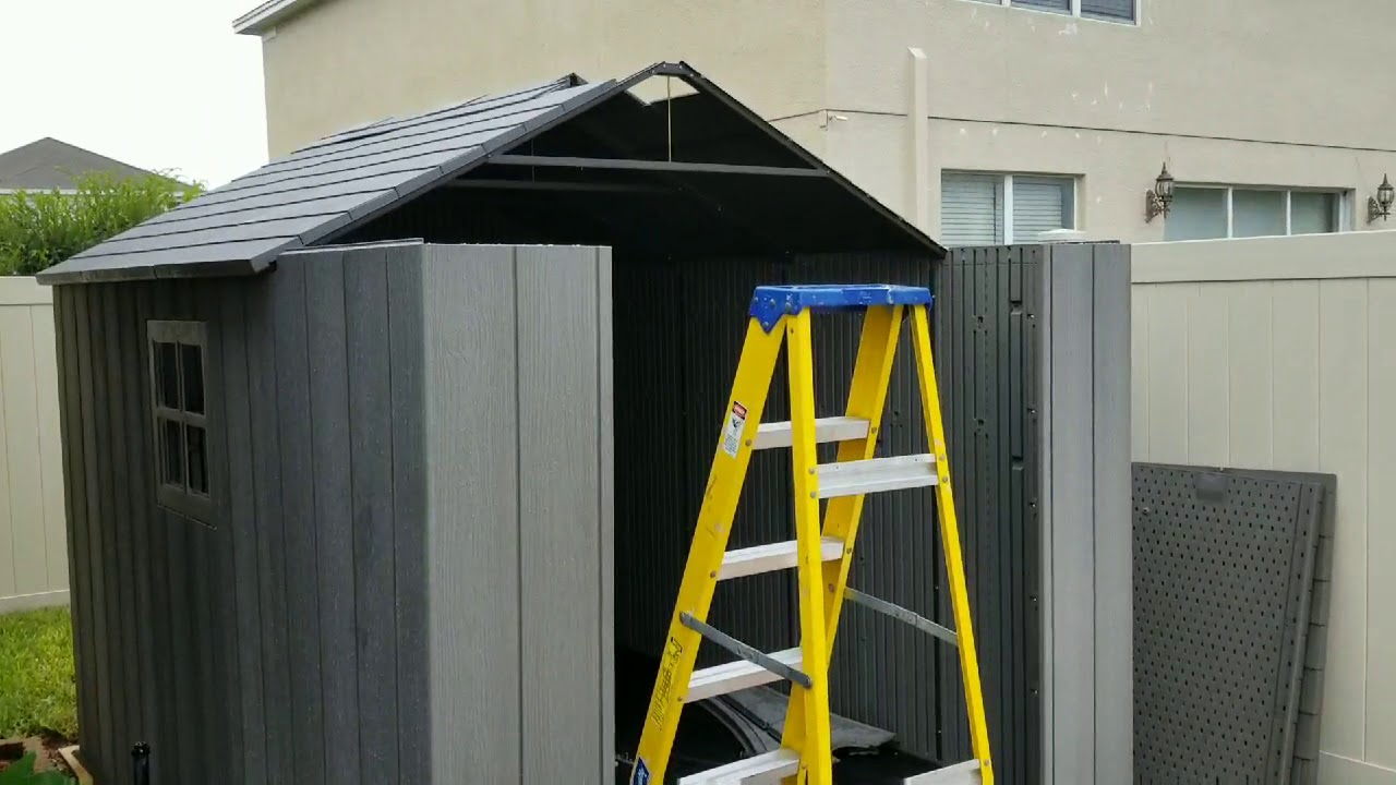 Tips for building a Lifetime shed. Selectassembly.com - YouTube