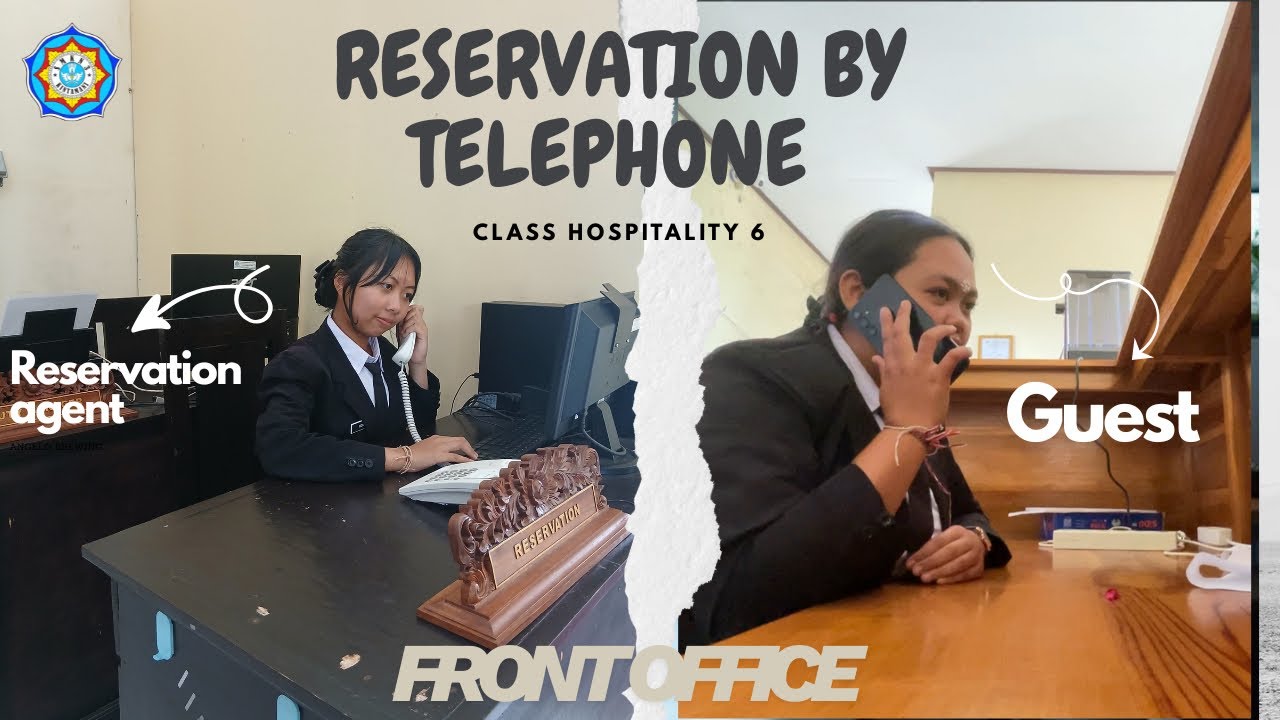 FRONT OFFICE PROJECT || RESERVATION BY TELEPHONE - YouTube