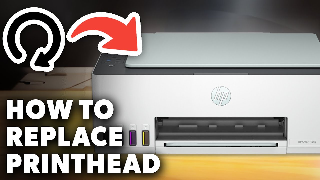 How To Replace Printhead On HP Smart Tank 210, 520, 540, 580, 590 ...