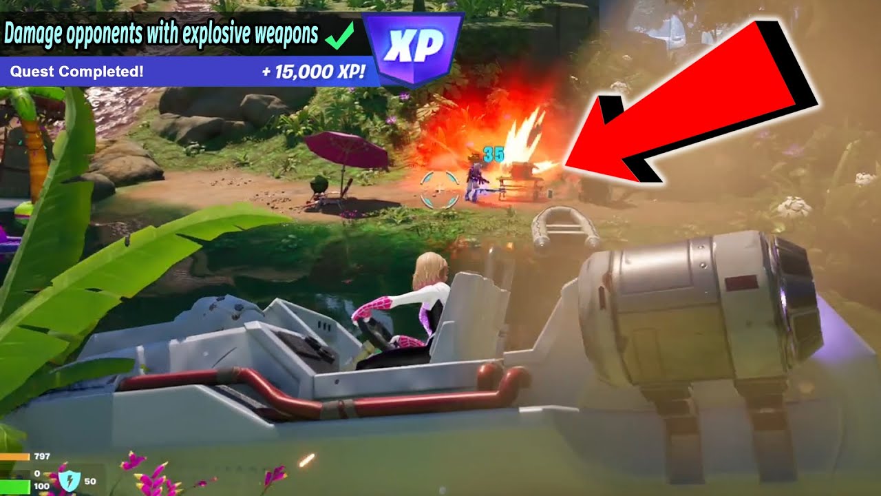 How to EASILY Damage opponents with explosive weapons | Fortnite Summer ...