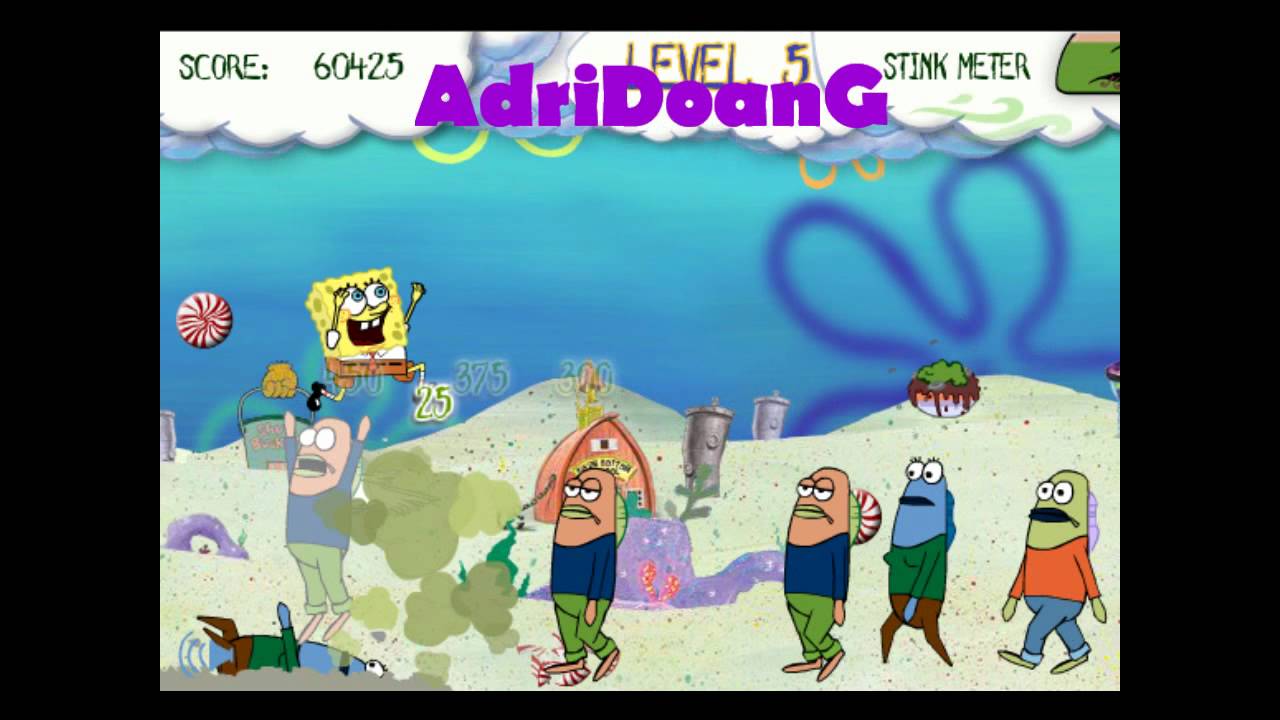 Bob Esponja: Stinky Swagger (Minijuegos) GamePlay (HD) - YouTube
