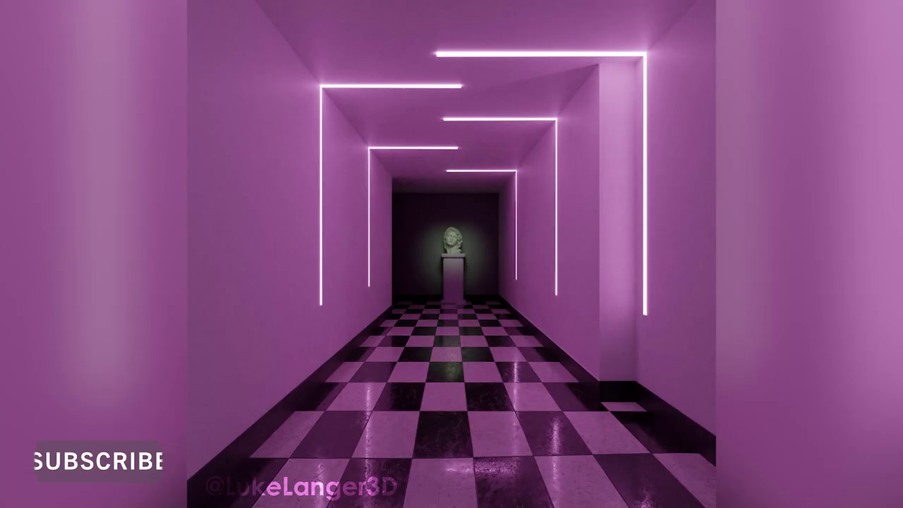 Vaporwave Environment Timelapse - YouTube