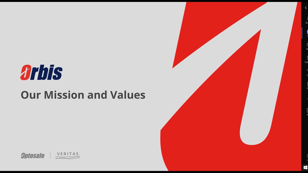 Orbis Mission, Vision and Values - YouTube