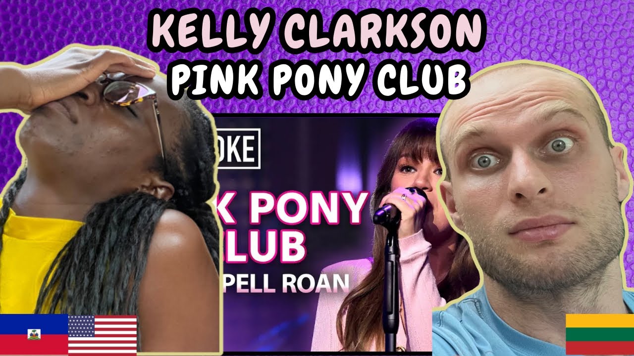 REACTION TO Kelly Clarkson - Pink Pony Club (Live on Kellyoke) | FIRST ...
