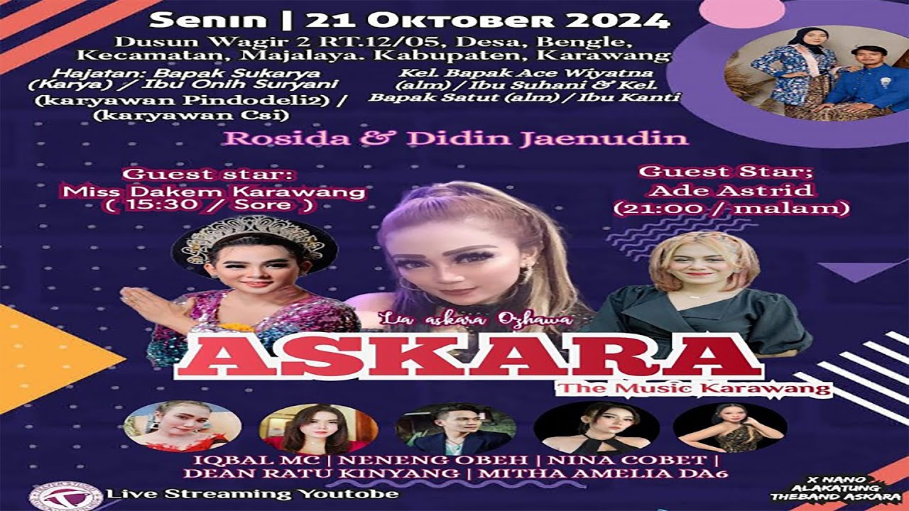 🔴Askara The Music || Bengle || Karawang 2024 || Part-4 - YouTube