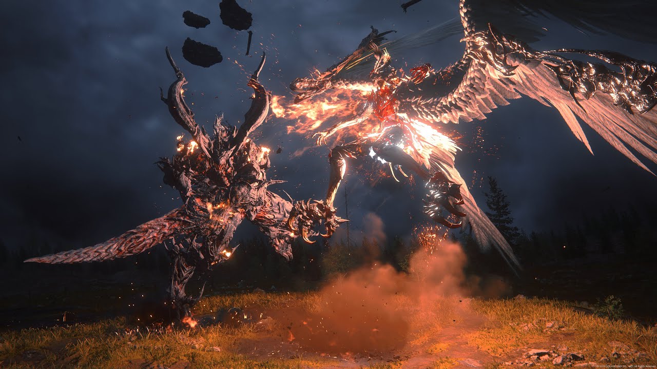 Final Fantasy XVI Boss Fight - Pertempuran Para Eikon! Ifrit Melawan ...