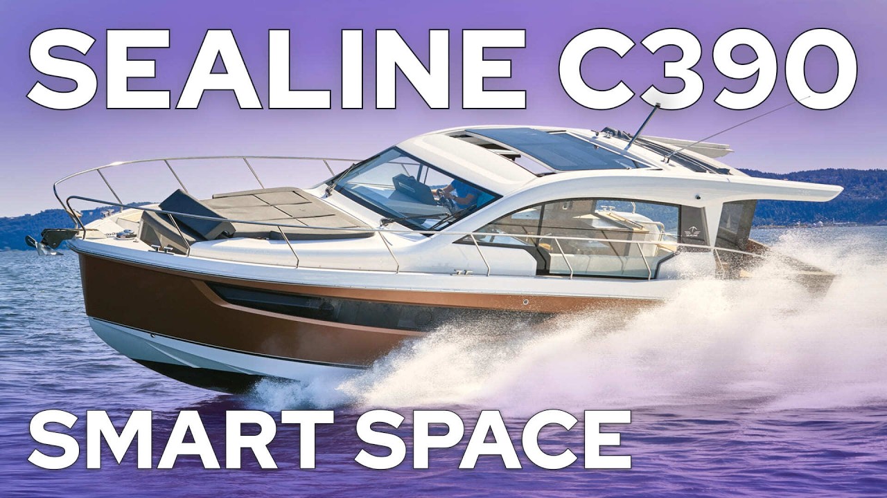 HOW DID THEY FIT ALL THIS? Sealine C390 Spotlight - YouTube