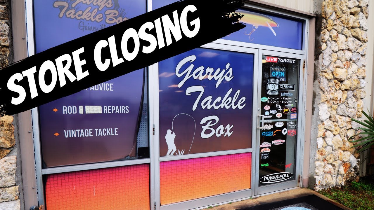 This HISTORIC TACKLE SHOP is closing forever (feat. Gary's Tackle Box ...