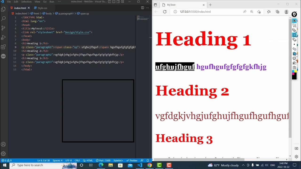 7 Div and span Css Kurdish Badini - YouTube