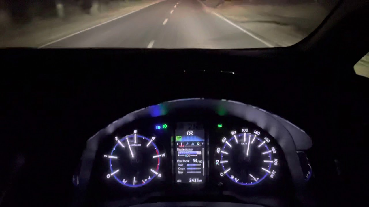 New Innova Crysta at night driving - YouTube