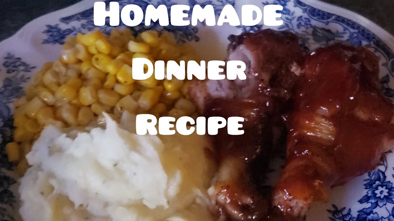 how to make BBQ baked chicken /dinner(Christina's here ) - YouTube