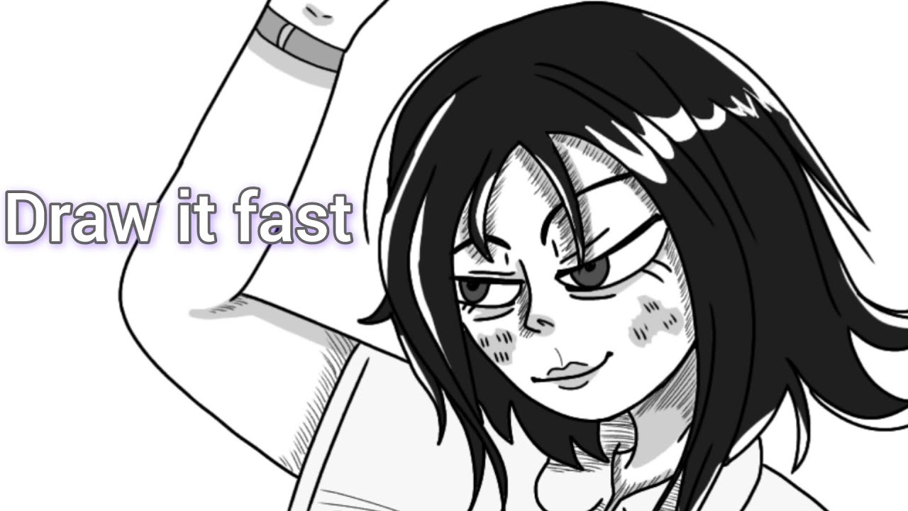 I will draw it fast - (Speed Drawing) - YouTube