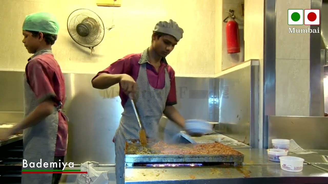 Best indian street food | Bademiya seekh kabab colaba | best kabab in ...
