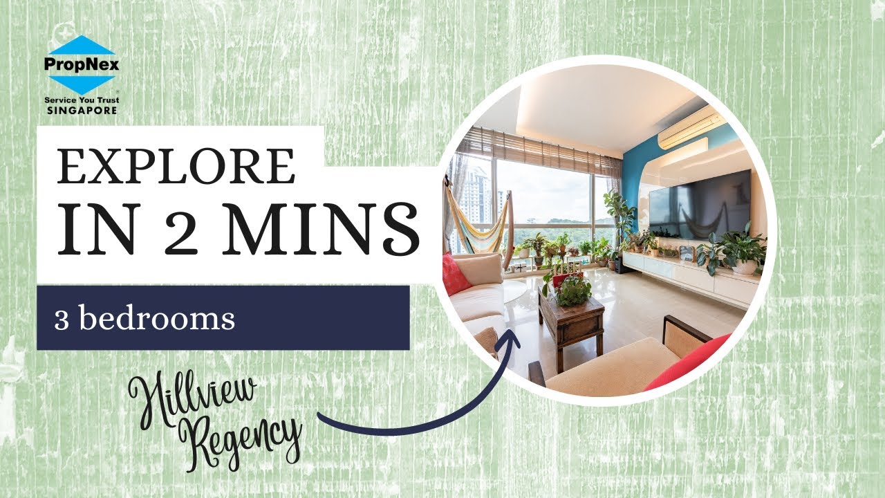 Explore in 2 Minutes | 3 Bedrooms Condo | D23 Hillview Regency - YouTube