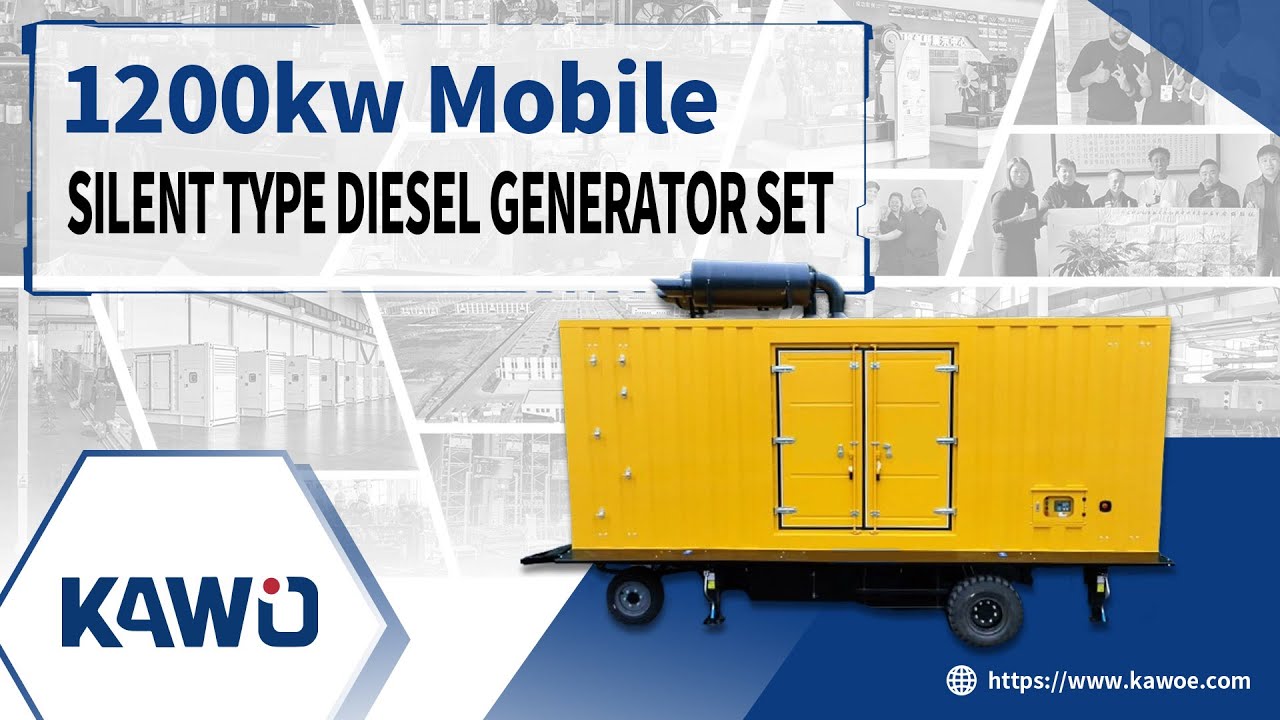 1200kw yellow mobile silent box - YouTube