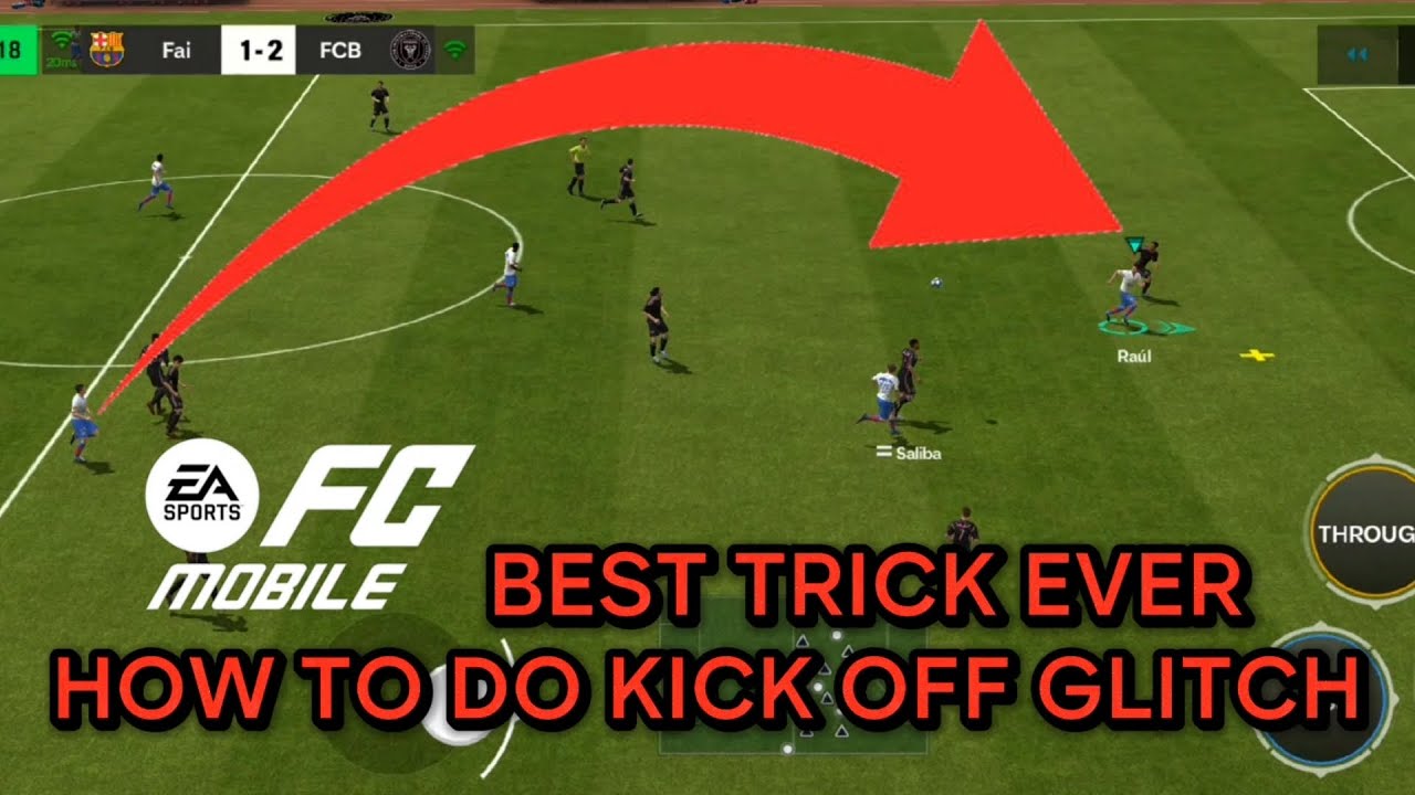 HOW TO DO KICK OFF GLITCH IN FC MOBILE| EASIEST TRICK TO DO KICKOFF ...