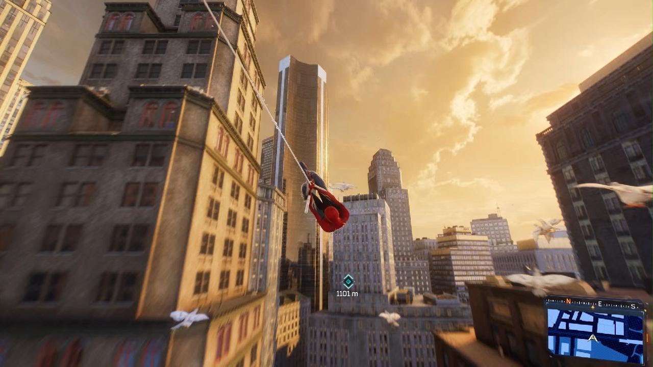 Marvel's Spider-Man Flying With Birds - YouTube