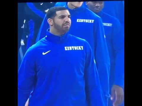 Drake shoots air ball at Kentucky's warm ups. - YouTube