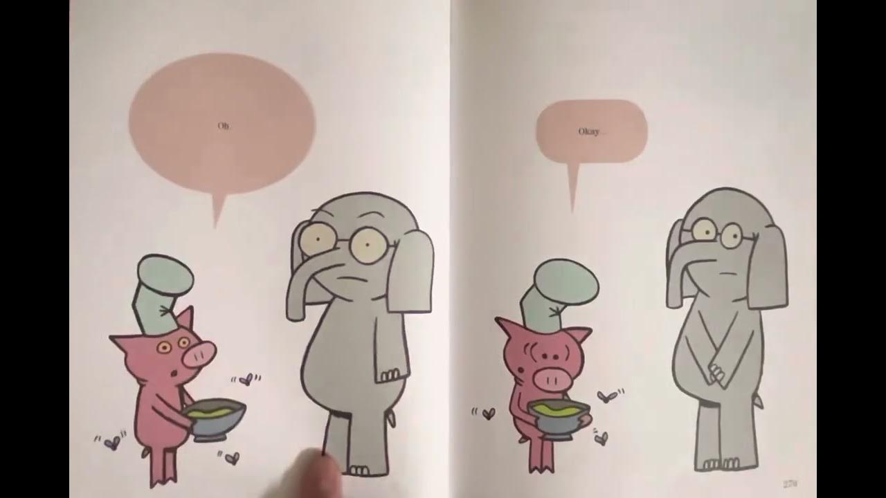 An Elephant & Piggie Book - I Really Like Slop! By Mo Willems - YouTube