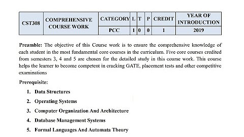 CCW CST308 PYQ - YouTube